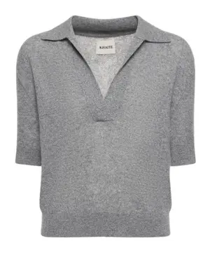 Khaite Shrunken Jo Cashmere Blend Sweater