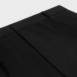Celine Montauk Cargo Pants In Cotton Twill - Black