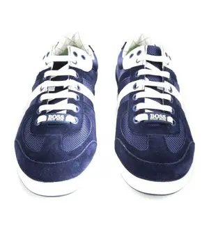 Hugo Boss Round Toe Lace Up Sneakers
