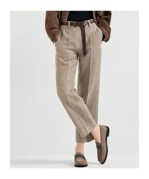 Brunello Cucinelli Precious Clamp Penny Loafers - Brown