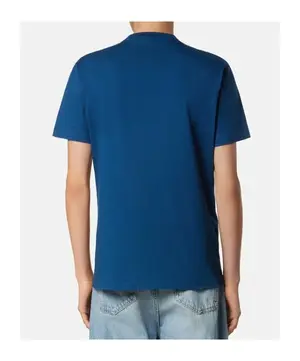 Versace Medusa Embellished T-shirt - Blue