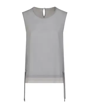 Peserico Tie Detailed Tops