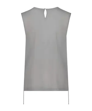Peserico Sleeveless Round Neck Top With Side Ties