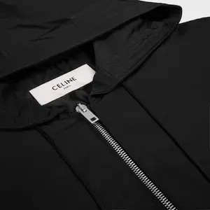 Celine Windbreaker In Nylon - Black