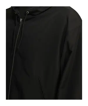 Celine Windbreaker In Nylon - Black