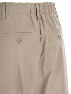 Brunello Cucinelli Drawstring Straight-leg Trousers