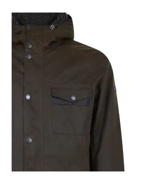 Barbour Button-up Hooded Winter Jacket