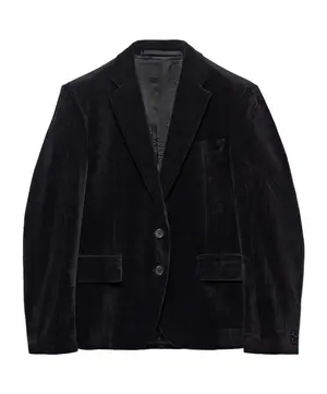 Prada Single-breasted Velvet Blazer