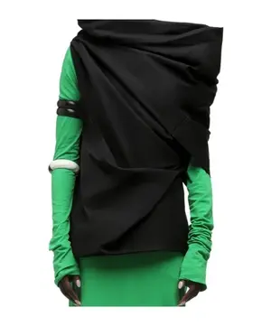 ENTIRE STUDIOS Draped Asymmetric Skirt