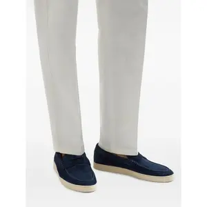 Brunello Cucinelli Suede Loafer Sneakers - Black