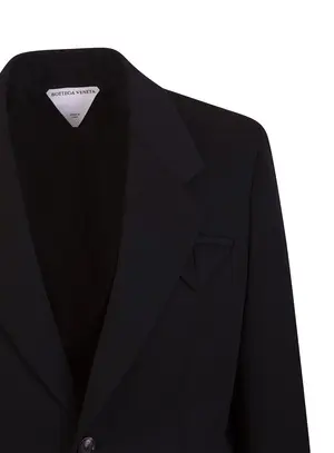 Bottega Veneta Single-breasted Blazer - Black