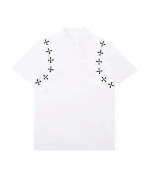 Neil Barrett Logo Polo Shirt - White