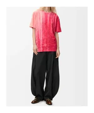 Loewe Crinkled T-shirt - Red
