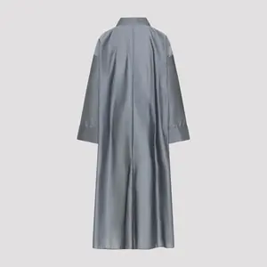 Max Mara Anna Long-sleeved Dress - Gray