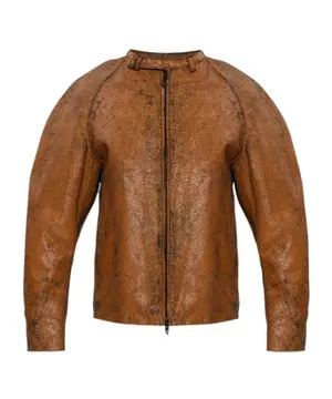 DIESEL® L-nuri Zip-fastening Leather Jacket