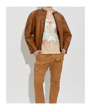 DIESEL® L-nuri Zip-fastening Leather Jacket