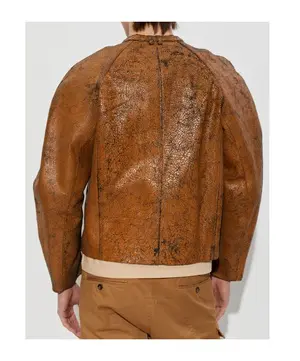 DIESEL® L-nuri Zip-fastening Leather Jacket