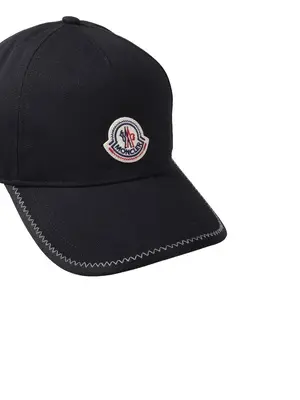 Moncler Logo Patch Baseball Cap