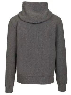 Dolce & Gabbana Heraldic Patch Drawstring Hoodie - Grey