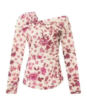 Isabel Marant Étoile Danka Printed Draped Top