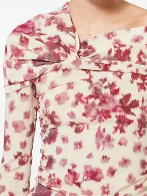 Isabel Marant Étoile Danka Printed Draped Top