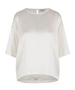Brunello Cucinelli White Blouses