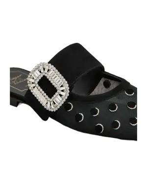 ROGER VIVIER Belle Vivier Polka Dot Mules