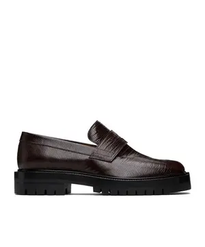 MAISON MARGIELA Tabi County Tejus-print Loafers