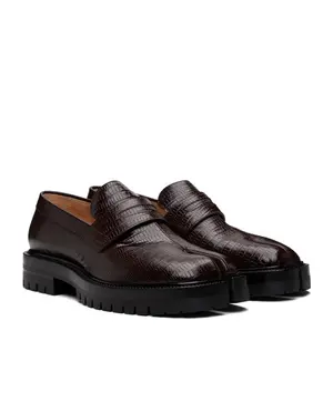 MAISON MARGIELA Tabi County Tejus-print Loafers