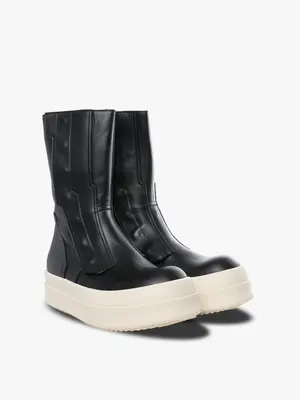 Rick Owens Platform Zip High-top Sneakers