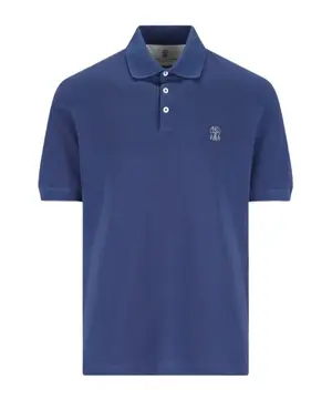Brunello Cucinelli Collared Short-sleeve Polo Shirt