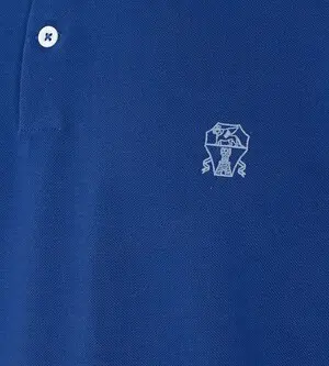 Brunello Cucinelli Collared Short-sleeve Polo Shirt