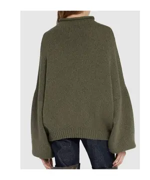 Khaite Juniper Knit Turtleneck Sweater