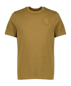 Moncler Logo Patch Cotton T-shirt