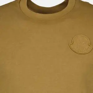 Moncler Logo Patch Cotton T-shirt