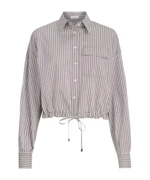 Brunello Cucinelli Drawstring Shirts For Women
