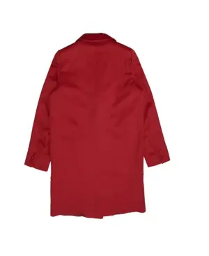 Max Mara Single-breasted Medium-length Coat - Red