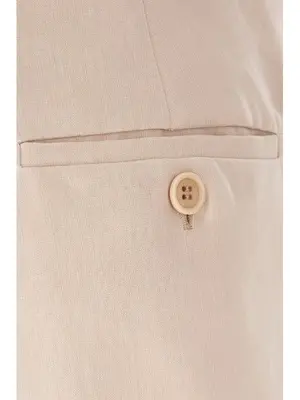 Max Mara Tailored Silk Organza Shorts - Camel