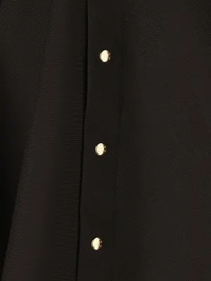 Celine Peplum Skirt In Mohair Wool