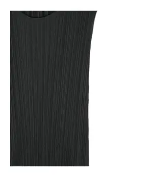 PLEATS PLEASE BY ISSEY MIYAKE Sleeveless Round Neck Dress