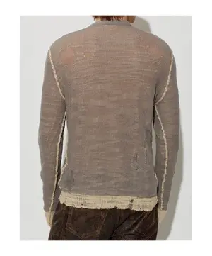 DIESEL® K-daianeris Distressed V-neck Jumper