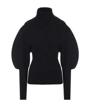 Bottega Veneta Ribbed Knit Jumper With Puff Sleeves