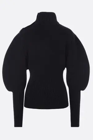 Bottega Veneta Ribbed Knit Jumper With Puff Sleeves