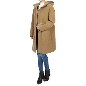 Max Mara Long Hooded Coat - Brown