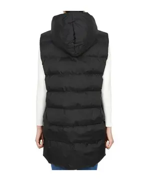 Max Mara Hooded Zip-up Gilet - Black