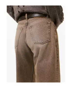 Our Legacy High-rise Wide-leg Jeans - Brown
