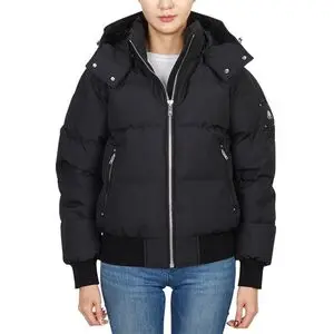 Moose Knuckles Long-sleeved Hooded Down Jacket