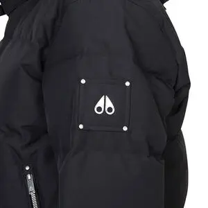 Moose Knuckles Long-sleeved Hooded Down Jacket