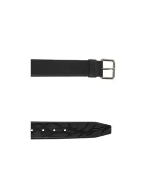 Balenciaga Logo Engraved Buckle Belt