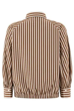 Brunello Cucinelli Striped Long-sleeve Shirt - Multi-color